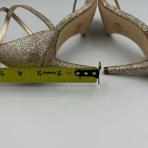 MICHAEL Michael Kors | Shoes | Michael Kors Ava Mid Sandal Glitter Mesh ...